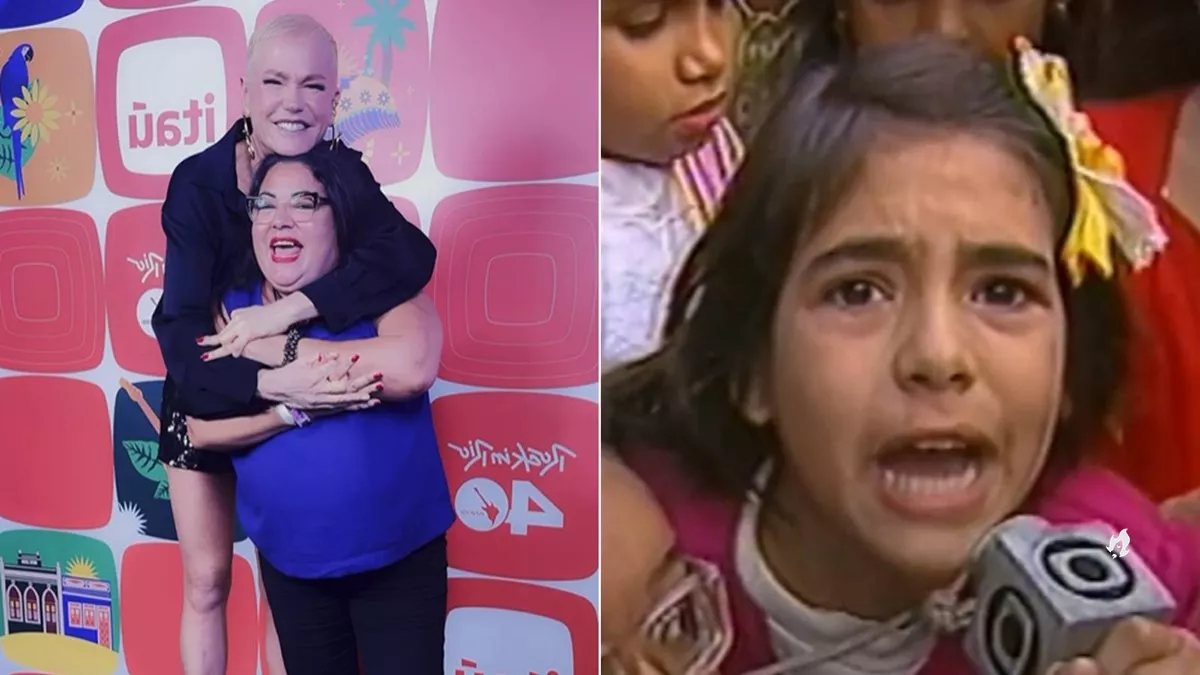 » Vídeo: Xuxa reencontra mulher do meme “Que Xou da Xuxa É Esse?” e compartilha momento